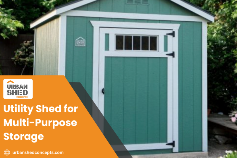 Utility Shed for Multi-Purpose Storage - Urban Shed Concepts