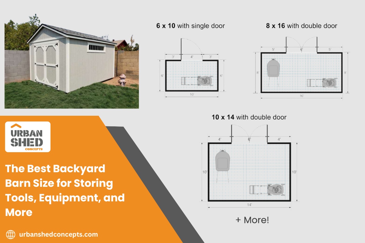 The Best Backyard Barn Size for Storing Tools, Equipment, and More ...
